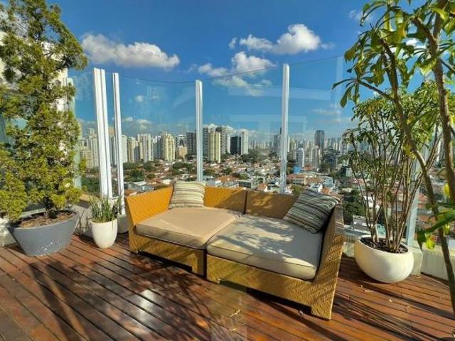 COBERTURA NO BROOKLIN 4 SUITES 420M² VISTA 360 GR