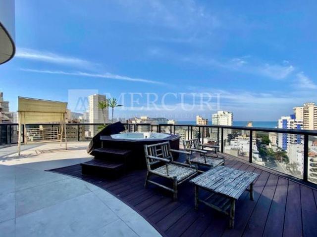 Cobertura no Guarujá, Enseada, com Piscina com Vista Mar, com 3 Quartos Mercuri Imóveis Imobiliá