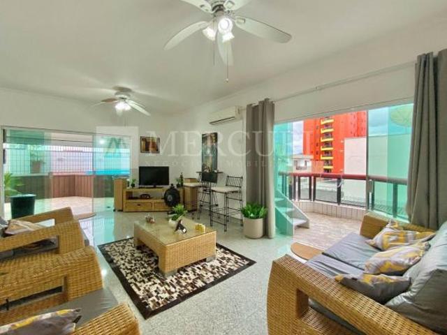 Cobertura no Guarujá, Enseada, Duplex, 2 Quartos, Sendo Suíte e Sacada Mercuri Imóveis Imobiliá