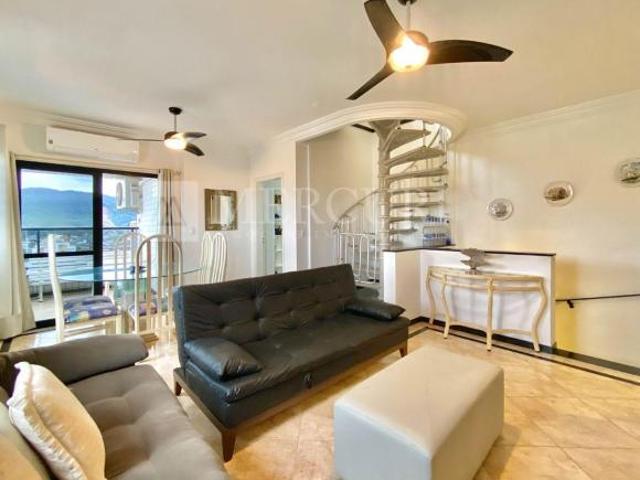 Cobertura no Guarujá, Enseada, Triplex, 3 Quartos, Sendo Suítes, Piscina e Churrasqueira Mercuri I