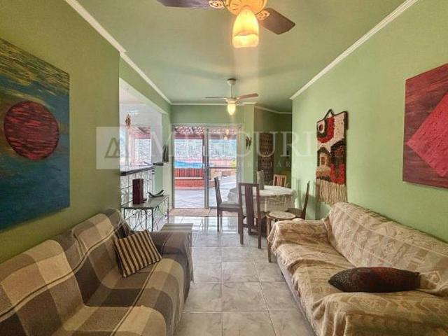 Cobertura no Guarujá, Enseada, 2 Quartos, Sala para 2 Ambientes e Lazer com Piscina e Churrasqueira