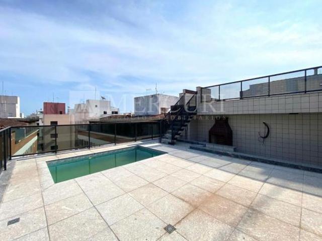 Cobertura no Guarujá, Enseada, 3 Quartos, Sendo 1 Suíte, Sacada, Espaço Gourmet com Piscina e Churra