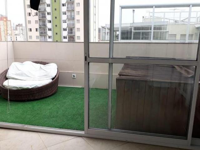 Cobertura no Tatuapé Condomínio EcoWay com 122m2, 3 dormitórios, lazer privativo e 2 vagas fixas e c