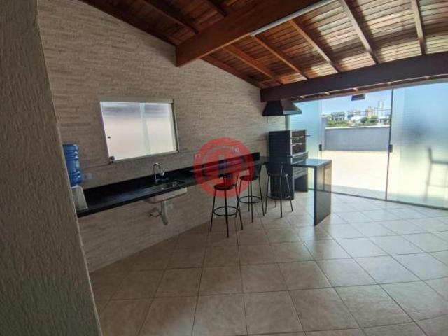 Cobertura na Vila Scarpelli, Santo André SP: 2 quartos, 1 suíte, 2 salas, 2 banheiros e 2 vagas de g