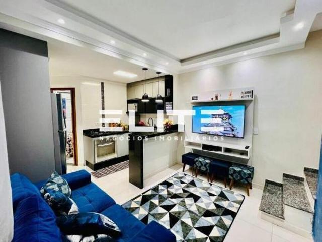Cobertura sem condomínio com 94m², 2 dormitórios, varanda gourmet e 2 vagas Vila Floresta, Santo A