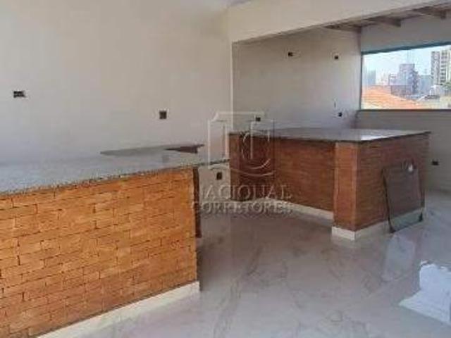 Cobertura Sem Condomínio à venda, 2 quartos, 1 suíte, 4 vagas, Campestre Santo André/SP