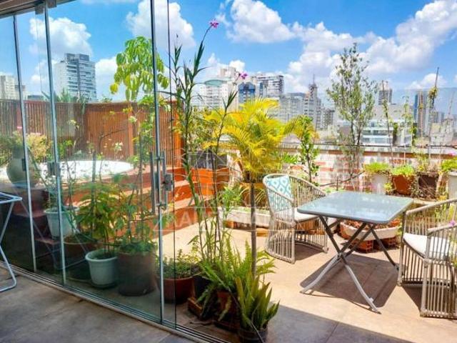 Cobertura para Venda em Vila Madalena 2 Suítes, 4 Vagas, 153m² A.U