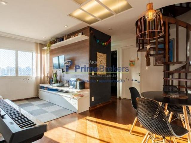 Cobertura para venda em Vila Gumercindo com 3 quartos, sendo 1 suíte, 107m²