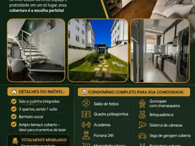 Cobertura para Venda em Araucária/PR Iguaçu 3 Quartos