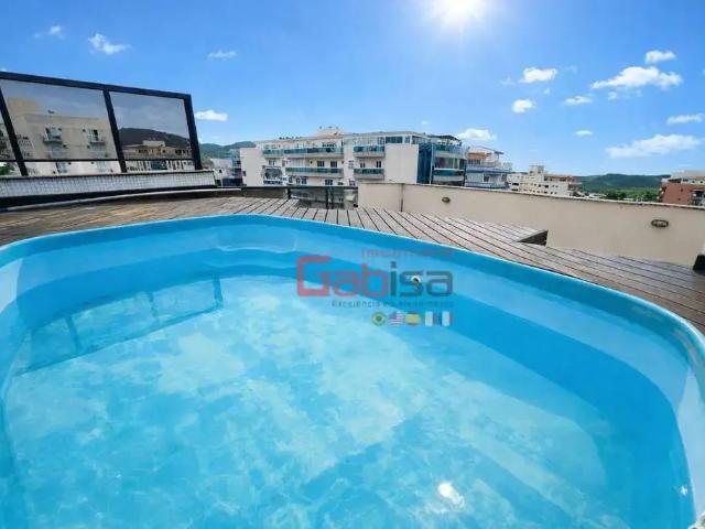 Cobertura para Venda em Cabo Frio/RJ Passagem 4 Quartos