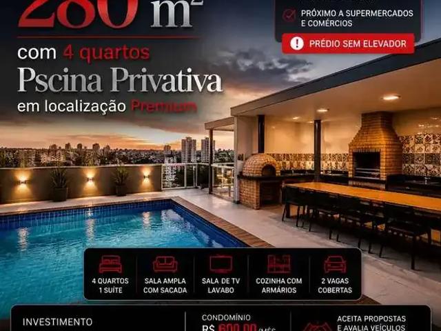 Cobertura para Venda em Cuiabá/MT Jardim Guanabara 4 Quartos