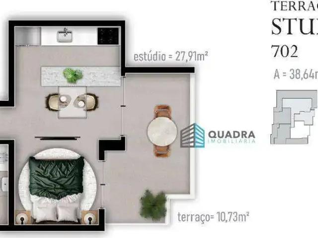 Cobertura para Venda em Florianópolis/SC Trindade 1 Quartos