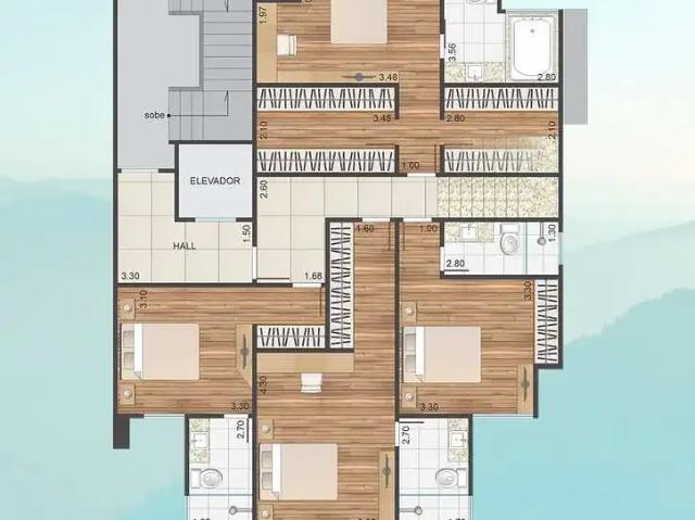 Cobertura para Venda em Juiz de Fora/MG Jardim Glória 4 Quartos