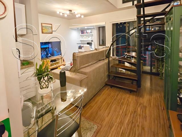 Cobertura para venda em Moema em São Paulo São Paulo de 74.00m² com 1 Quarto, 1 Suíte e 2 Garagens