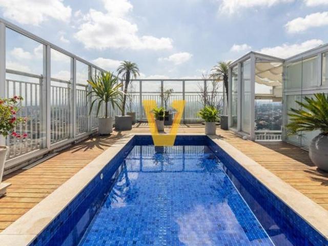 Cobertura para venda em Portal do Morumbi com 4 quartos, sendo 2 suítes, 281m²