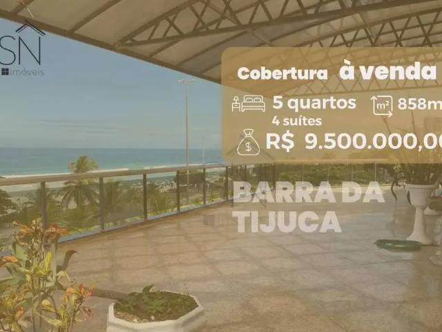 Cobertura para Venda em Rio de Janeiro/RJ Barra da Tijuca 5 Quartos