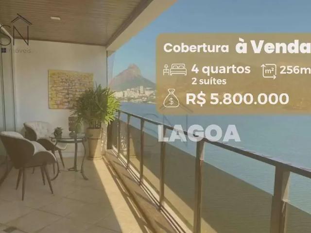 Cobertura para Venda em Rio de Janeiro/RJ Lagoa 4 Quartos
