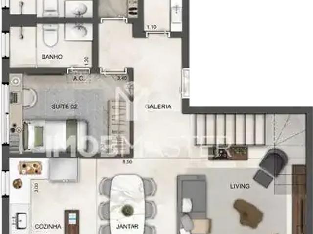 Cobertura para Venda em São Paulo/SP Perdizes 3 Quartos