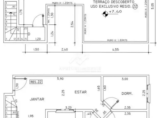 Cobertura para Venda em Santo André/SP Vila Eldízia 2 Quartos