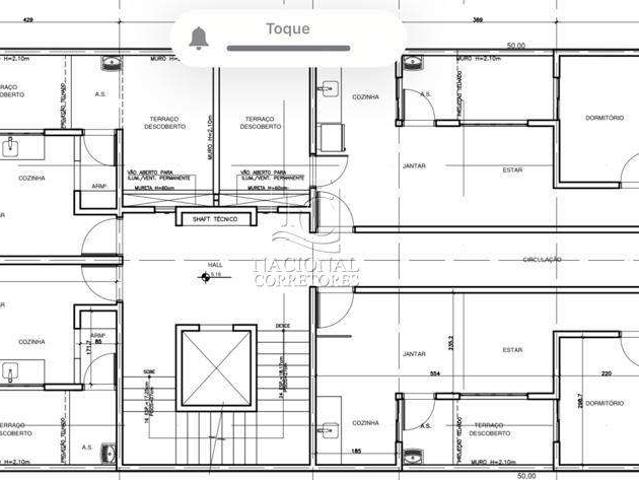 Cobertura para Venda em Santo André/SP Vila Eldízia 2 Quartos