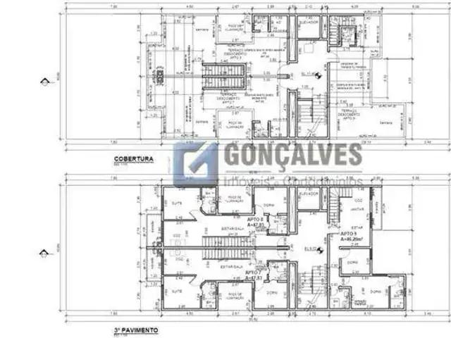 Cobertura para Venda em Santo André/SP Vila Floresta 2 Quartos