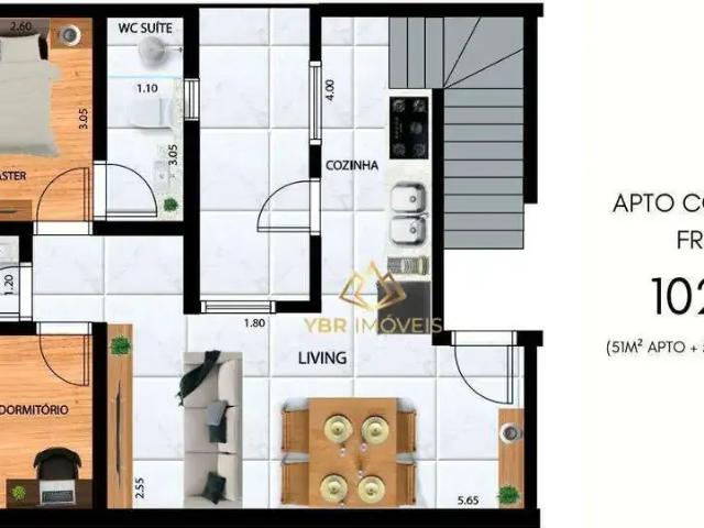 Cobertura para Venda em Santo André/SP Vila Linda 2 Quartos