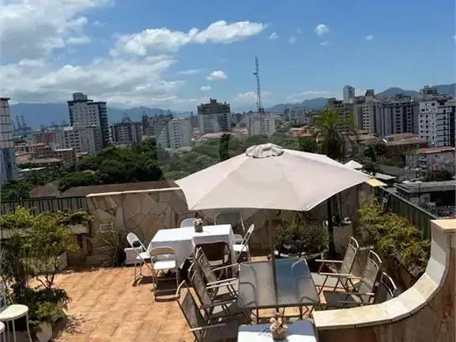 Cobertura para Venda em Santos/SP Ponta da Praia 4 Quartos