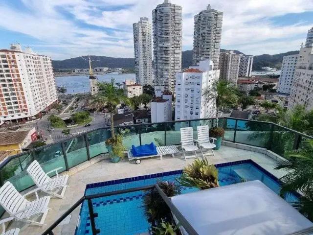 Cobertura para Venda em Santos/SP Ponta da Praia 6 Quartos