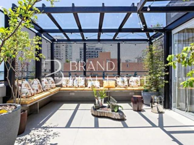 Cobertura para venda ou aluguel, 254m², com 3 quartos e 3 vagas no Brooklin