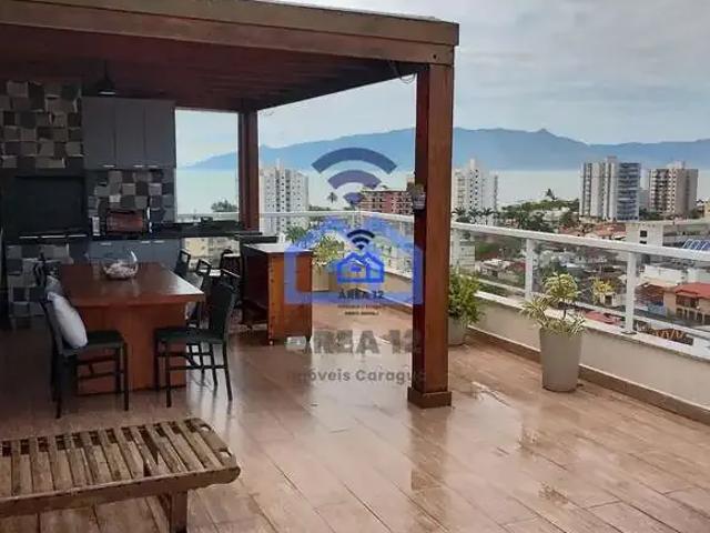 Cobertura para Locação em Caraguatatuba/SP Indaiá 4 Quartos