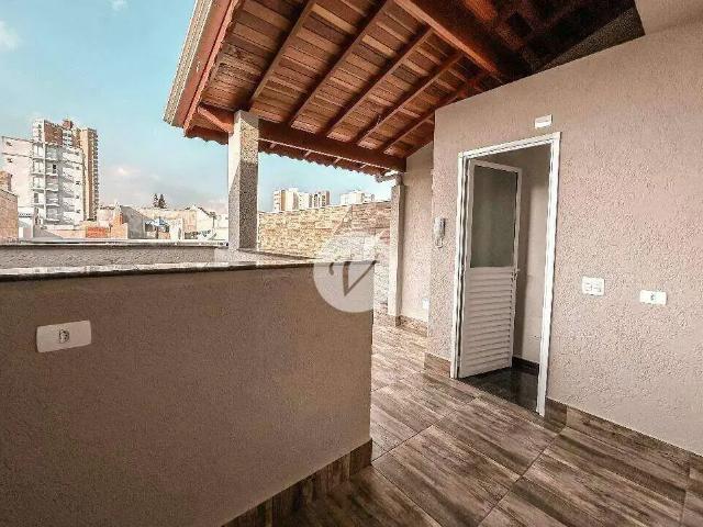 Cobertura para Locação em Santo André/SP Campestre 2 Quartos
