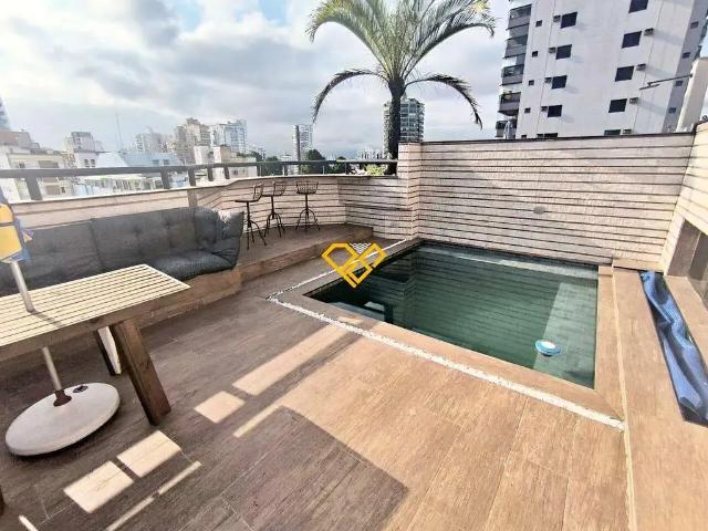 Cobertura para Locação em Santos/SP Aparecida 3 Quartos