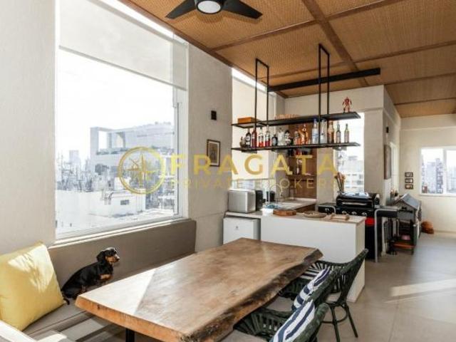 Cobertura penthouse à venda com 149m², 2 suítes e 3 vagas na Vila Olimpia/SP