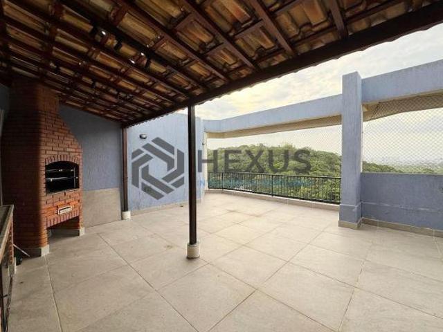 Cobertura Penthouse com varanda e lazer na Praia do Tombo, Guaruja