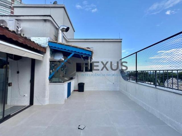 Cobertura penthouse com varanda gourmet na Praia da Enseada, Guaruja