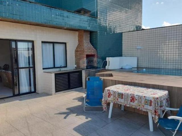 Cobertura Penthouse com piscina com 3 Quartos à venda, 150m² na praia das Astúrias, no Guarujá, SP