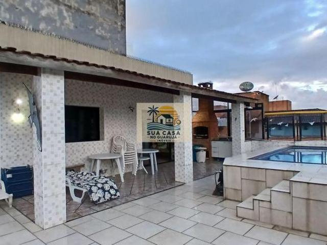 Cobertura Penthouse de Luxo à Venda no Guarujá | 3 Quartos, Vista Mar na Enseada
