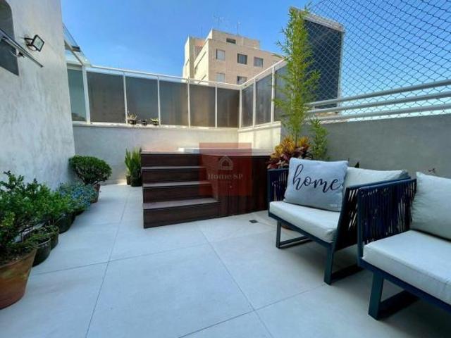 Cobertura Penthouse em Moema Índios, 88,95m², fora de rota, reformada, 2 dormitórios, sendo 1 suíte