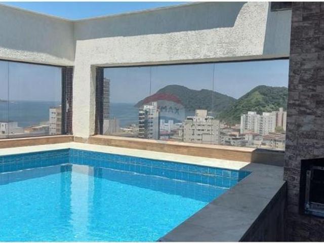 Cobertura Penthouse para Venda, piscina, churrasqueira nas Astúrias, Guarujá, SP