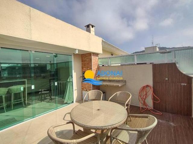 Cobertura próximo à praia com varanda gourmet — Enseada — Guarujá