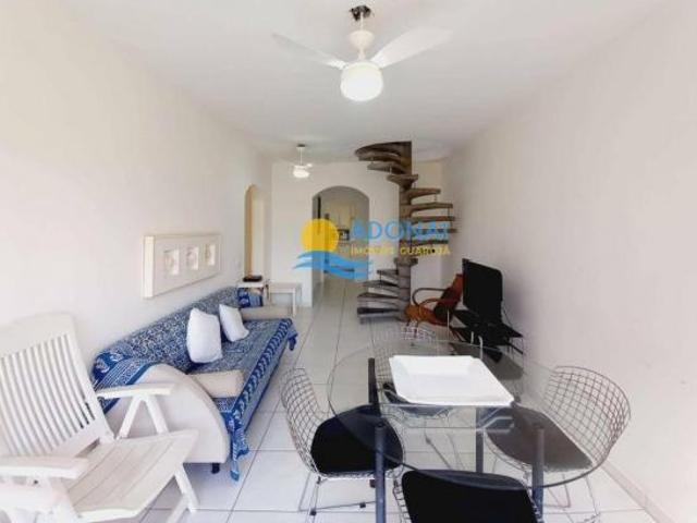 Cobertura próximo à praia com vista — Enseada — Guarujá