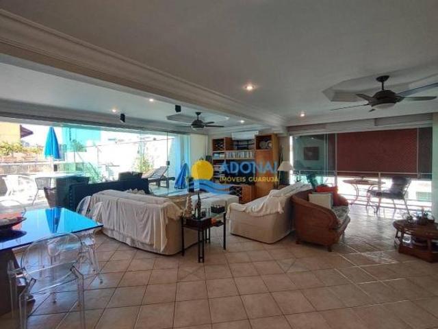Cobertura próximo à praia com vista — Enseada — Guarujá