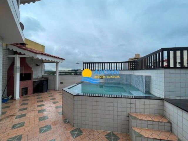 Cobertura próximo à praia com lazer — Enseada — Guarujá