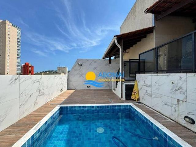 Cobertura próximo à praia com lazer — Enseada — Guarujá