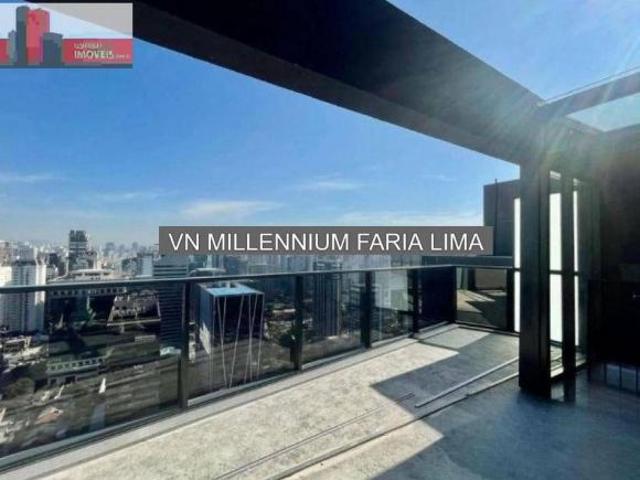 Cobertura R. Chilon, 184 Vila Olímpia, 77m², 1 vaga, VN Millennium Faria Lima