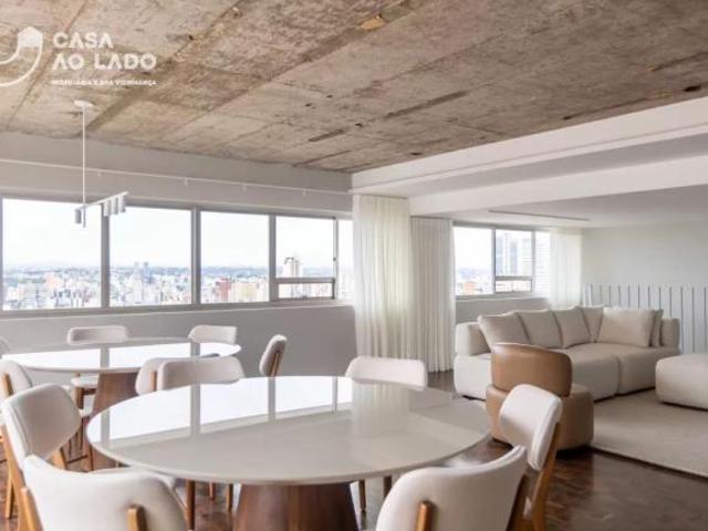Cobertura Retrofit Duplex 360m² com 04 suítes no Batel Curitiba/PR