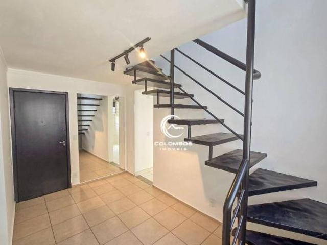 Cobertura reformada à venda no Topázio Ville, Parque Prado. 100m², 2 dorms 1 suíte, grande área go