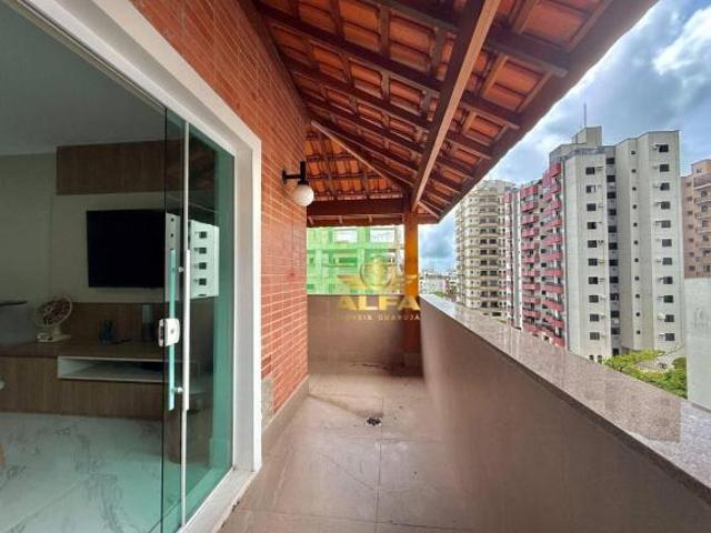 Cobertura reformada à venda na Enseada, Guarujá – 3 suítes, terraço gourmet e 1 vaga | Alfa Imóveis