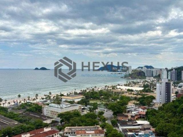 Cobertura reformada varanda gourmet vista mar e lazer na Enseada, Guarujá