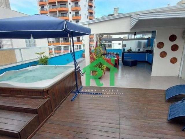 Cobertura reformada 4 quartos suítes, lazer privativo. Venda, 208m² R$950.000 Enseada Guarujá/